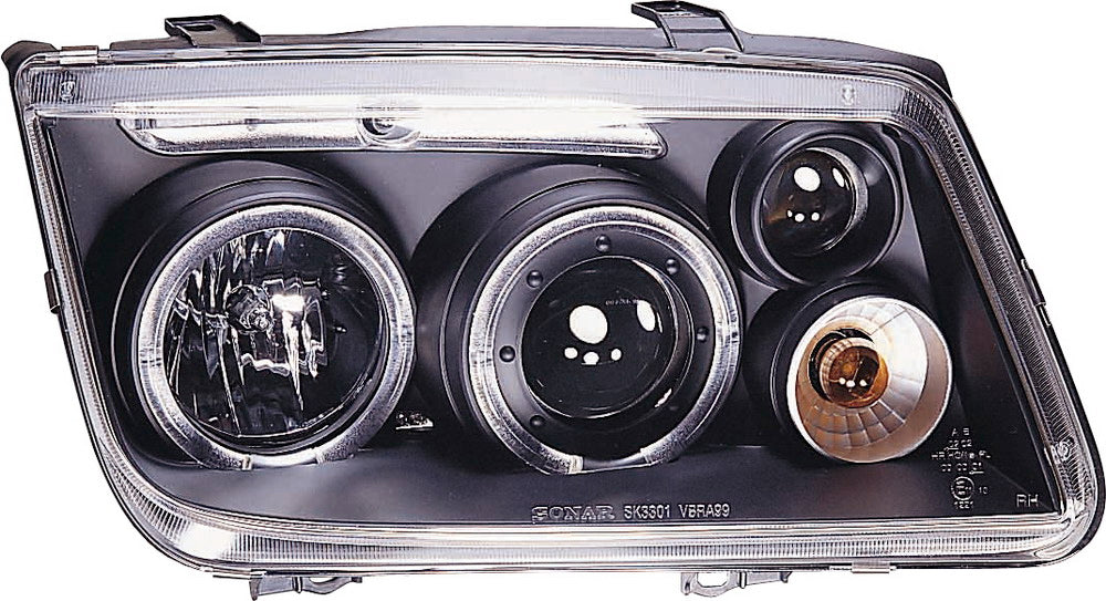 VW Bora 99-05 Black Angeleye/Foglights Headlights – Showoff Imports