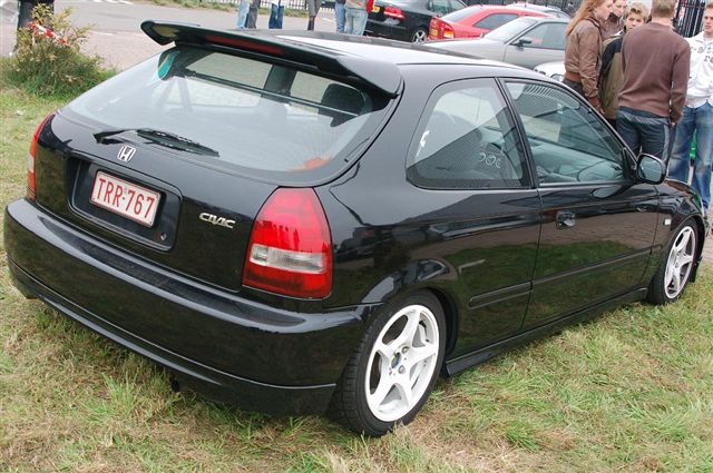 Honda Civic 96-00 3D Type R Achterspoiler +Led [SIX] – Showoff Imports